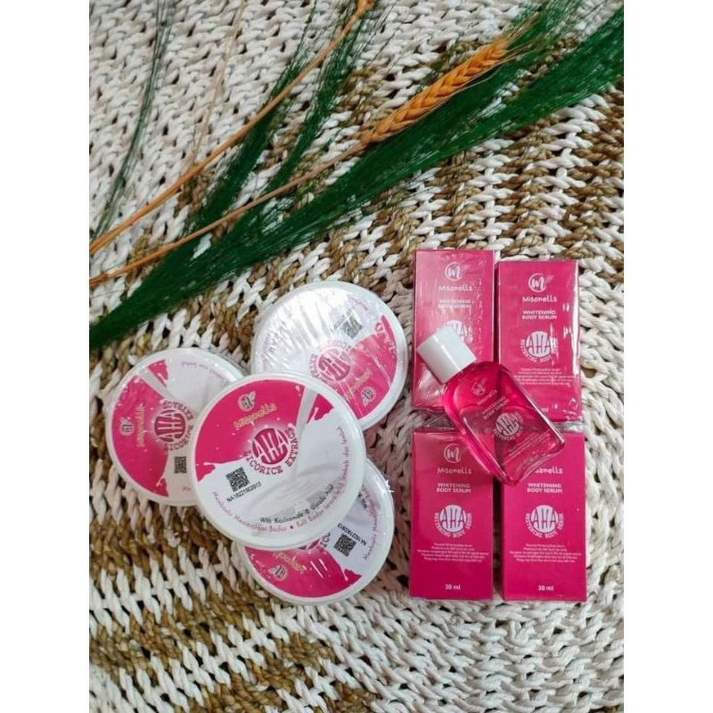Jual MISONELLS Series AHA Body Serum & Bleaching AHA Licorice Extract ...