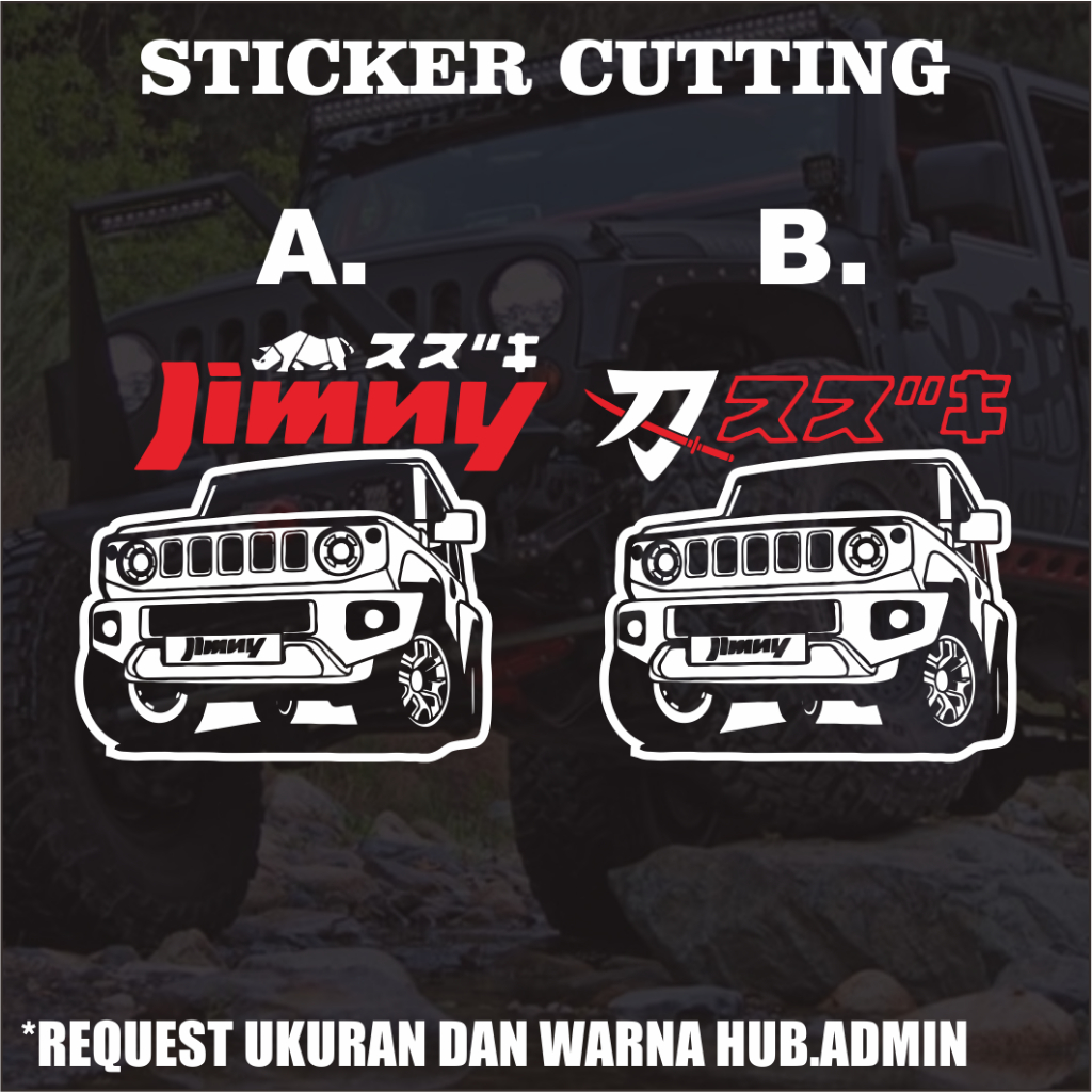Jual Stiker Cutting Jimny Off Road | Shopee Indonesia
