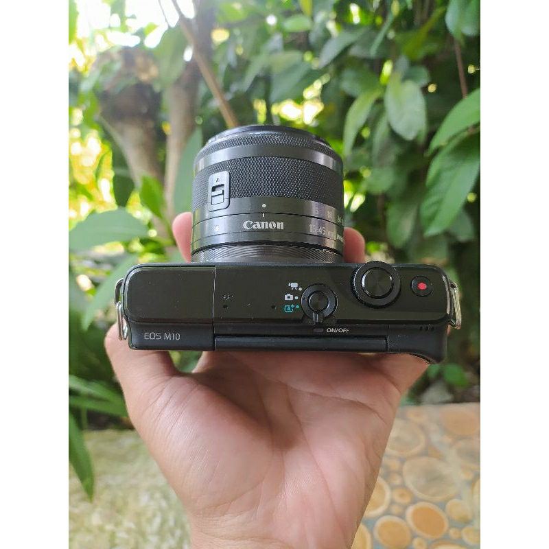 Jual kamera Canon M10 hitam fungsi aman | Shopee Indonesia