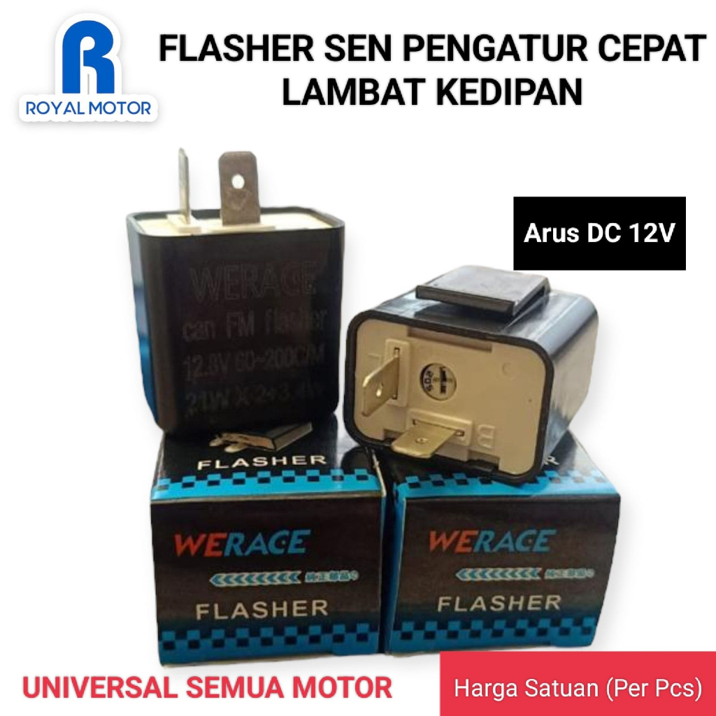 Jual FLASHER LED UNIVERSAL ADJUSTABLE CONTROL CEPAT LAMBAT UNIVERSAL ...
