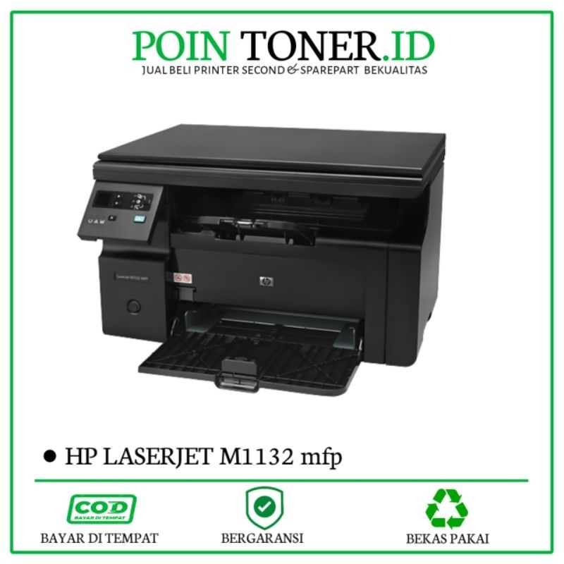 Jual printer fotocopy scanner HP LaserJet m1132 mfp (type toner ce85a ...