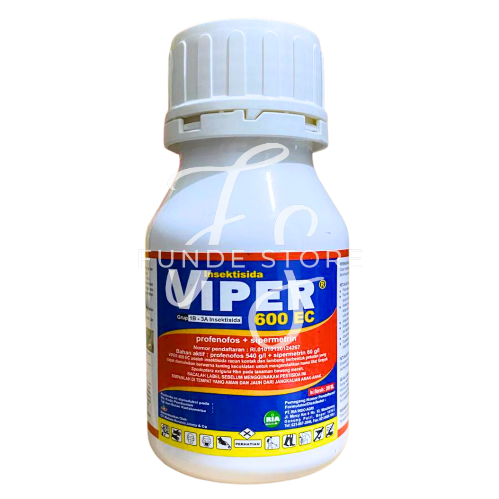 Jual Insektisida VIPER 600 EC 200ml Profenofos 540 g/l + Sipermetrin 60 ...