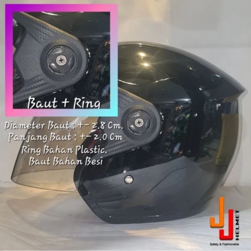 Jual Sparepart Helm : 2 Pc Baut Helm Honda PCX New | Shopee Indonesia
