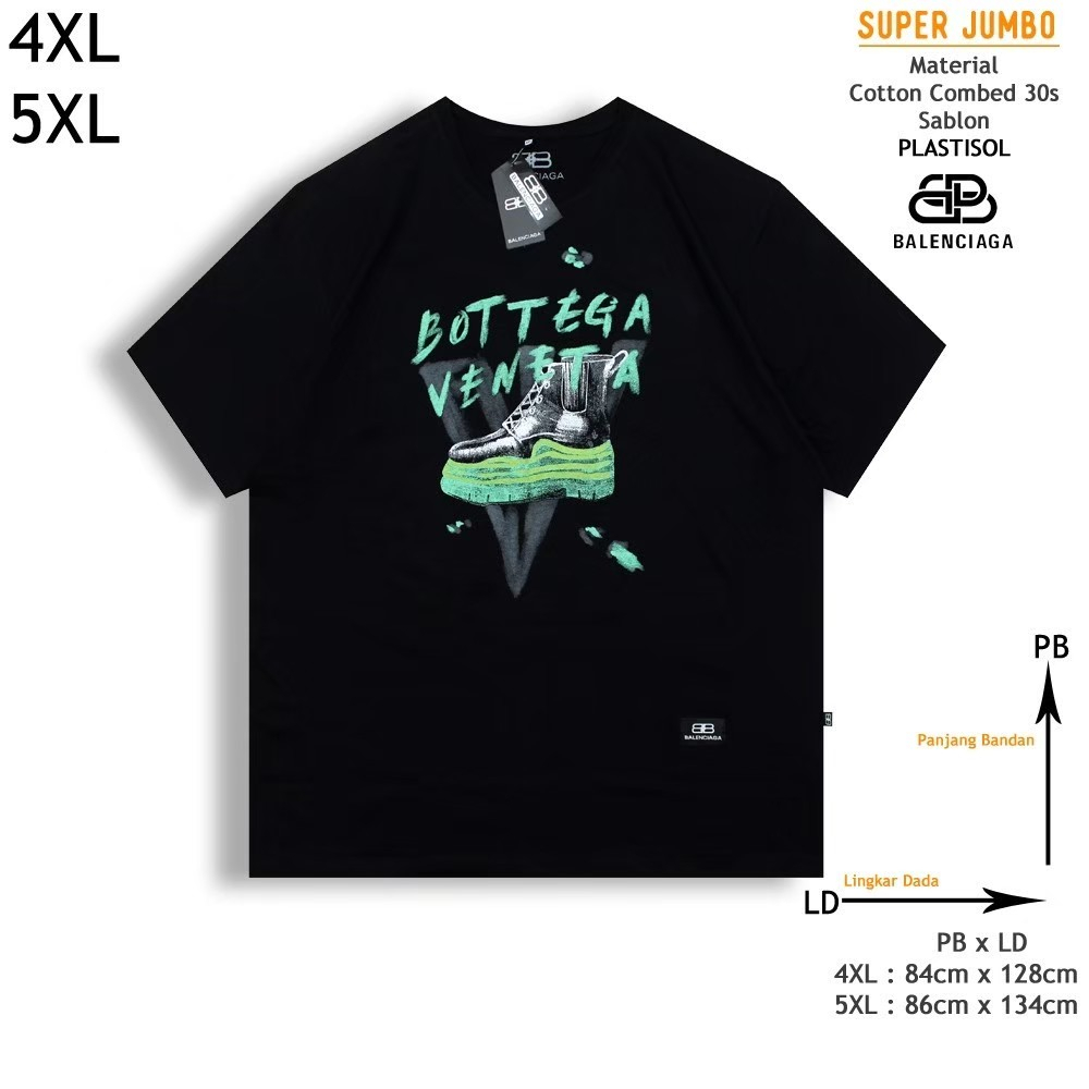 Jual Kaos Pria Branded Paris Big Size 4xl 5xl Baju Jumbo Ukuran Xxxxl