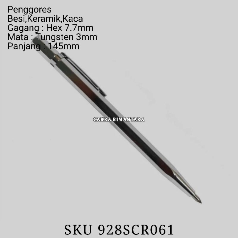 Jual Penggores plat besi marking pen penanda garis keramik tungsten ...