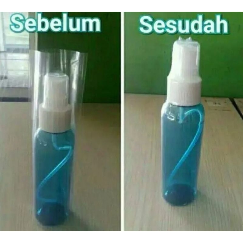 Jual segel plastik botol spray 100ml paket 50 pcs | Shopee Indonesia