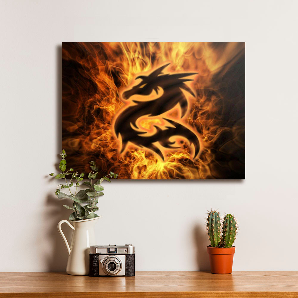 Jual Poster Animasi Dragon Fire Naga Api 1 - Dekorasi Hiasan Dinding ...