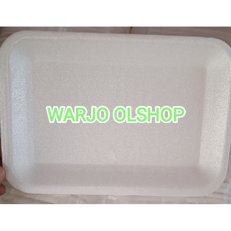 Jual styrofoam foam tray uk 04 P16cmxL12cm*harga untuk 25pcs*cocok ...