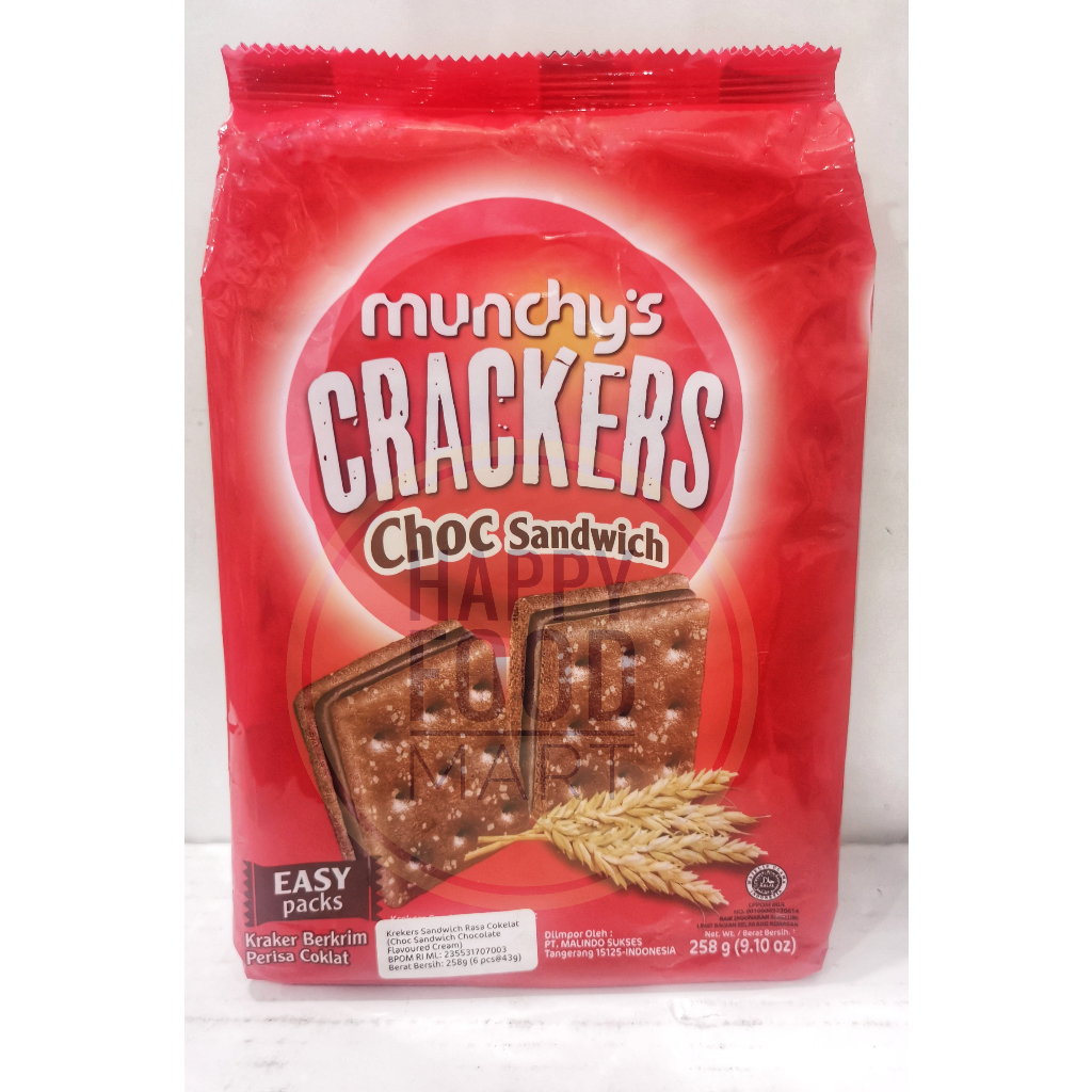 Jual [HALAL] MUNCHY'S CALCIUM CRACKERS/MUNCHYS CHOC SANDWICH/CREAM ...