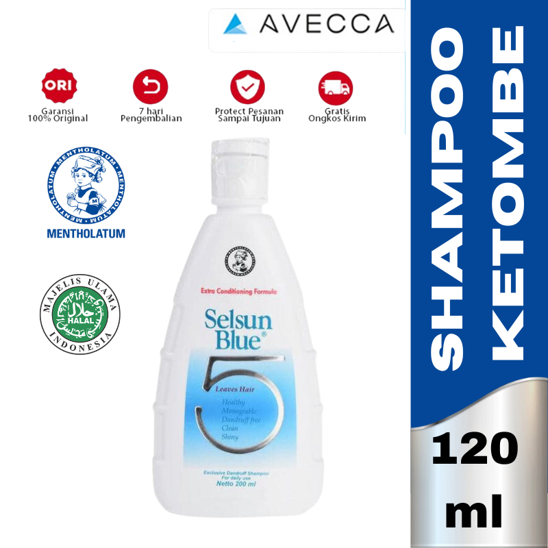 Jual Selsun Blue Five 120ML / Shampoo Anti Dandruff / Shampo Anti ...