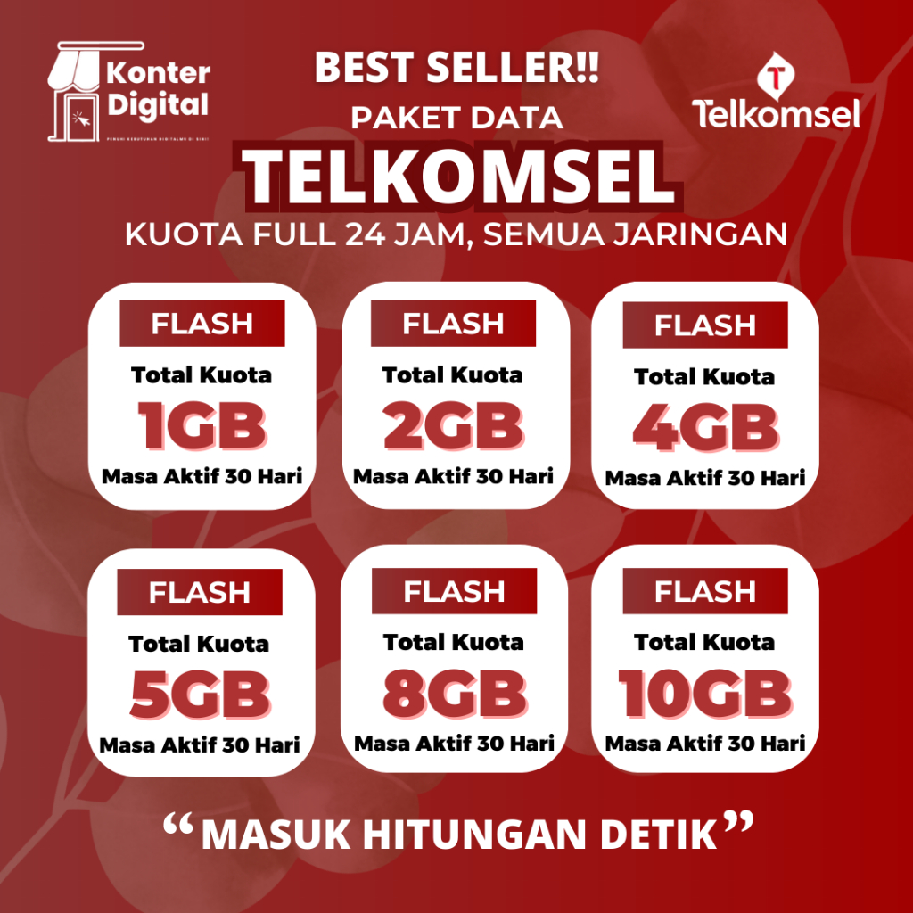Jual PAKET DATA TELKOMSEL BULANAN BISA KE SEMUA NOMOR 24 JAM 30 HARI ...