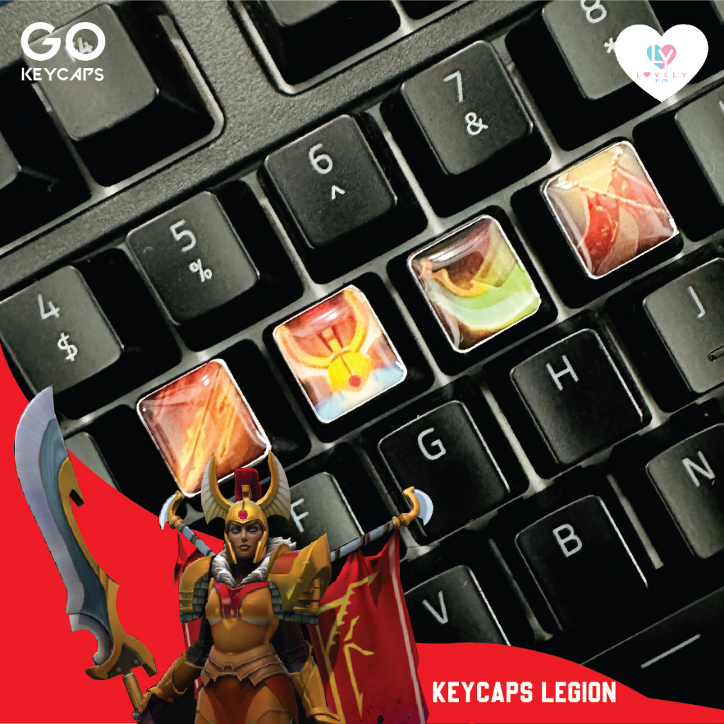 Jual Keycaps PBT Dota 2 Legion Commander Ability | GO KEYCAPS | Shopee ...