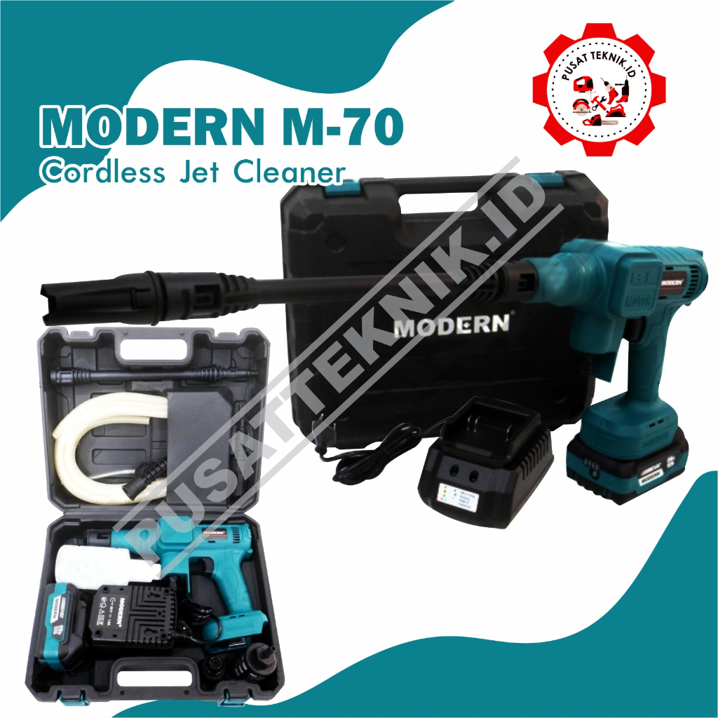 Jual MODERN M70 JET CLEANER CORDLESS M70 MESIN CUCI BATERAI MODERN M 70 ...