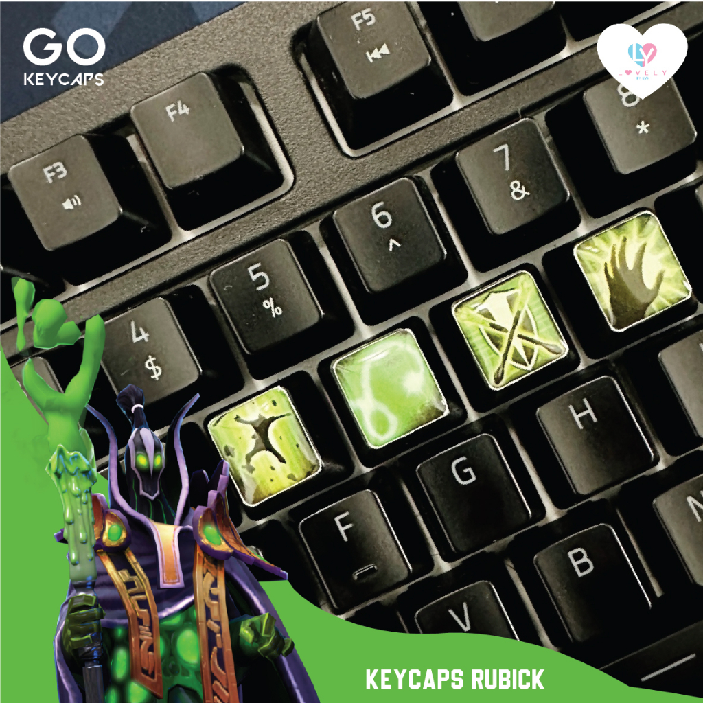 Jual Keycaps PBT Dota 2 Rubick Ability | GO KEYCAPS | Shopee Indonesia