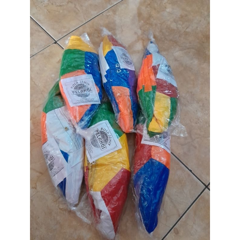 Jual BOLA JAHIT PELANGI BESAR ISI 10BIJI | Shopee Indonesia