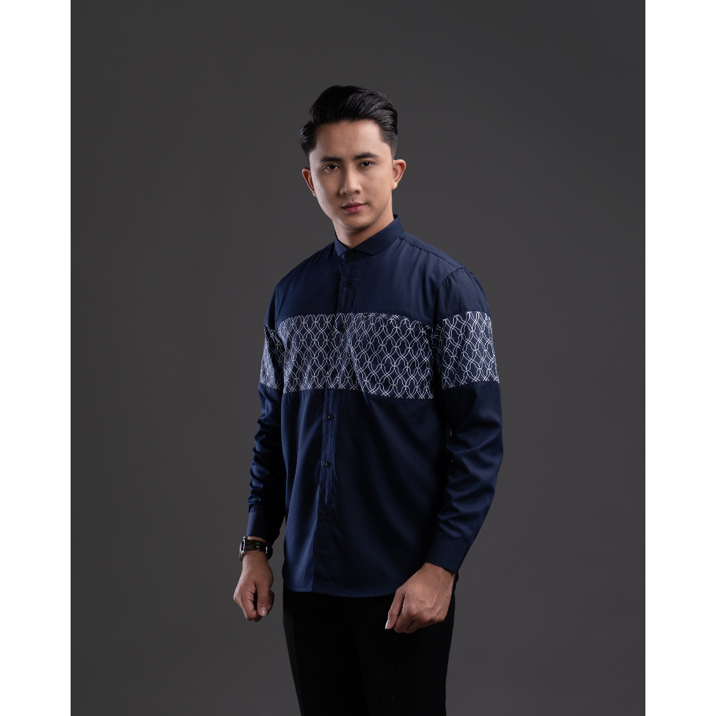 Jual koko modern Nauval by fadkhera koko lengan panjang | Shopee Indonesia