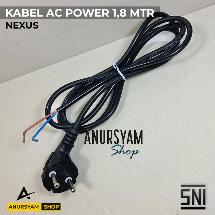 Jual Kabel Power Buntung 1,8 M NEXUS SNI / Kabel AC Power / Kabel ...