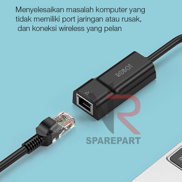 Jual CONVERTER KABEL LAN ROBOT EA10 USB ETHERNET ADAPTER USB 2.0 TO ...