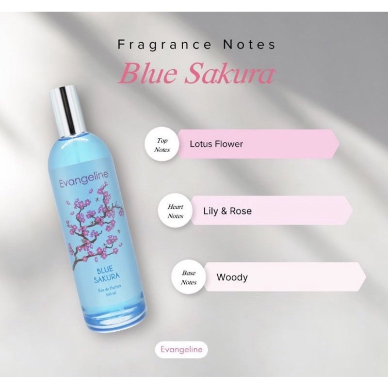 Jual EVANGELINE PARFUM SAKURA SERIES 100 ML - parfum dengan aroma segar ...
