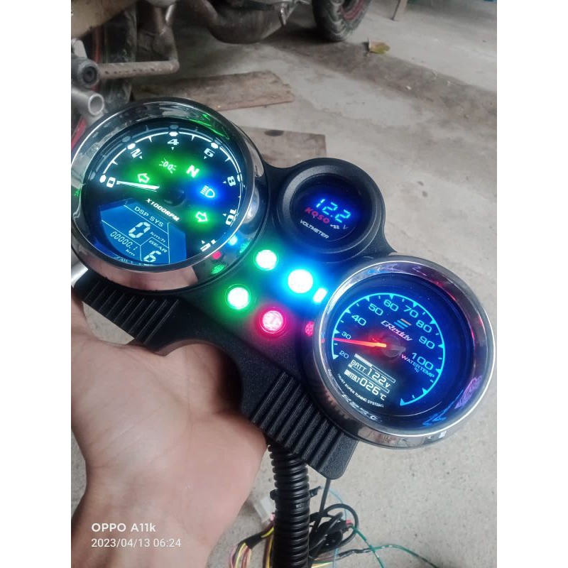 Jual Speedometer Speedo Ninja 150 ss R digital LED original set lampu ...