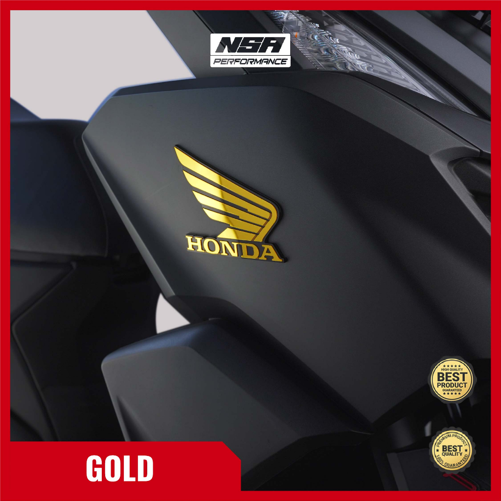 Jual NSA EMBLEM HONDA WINGS 2PCS STICKER TIMBUL EMBLEM HONDA EMBLEM ...