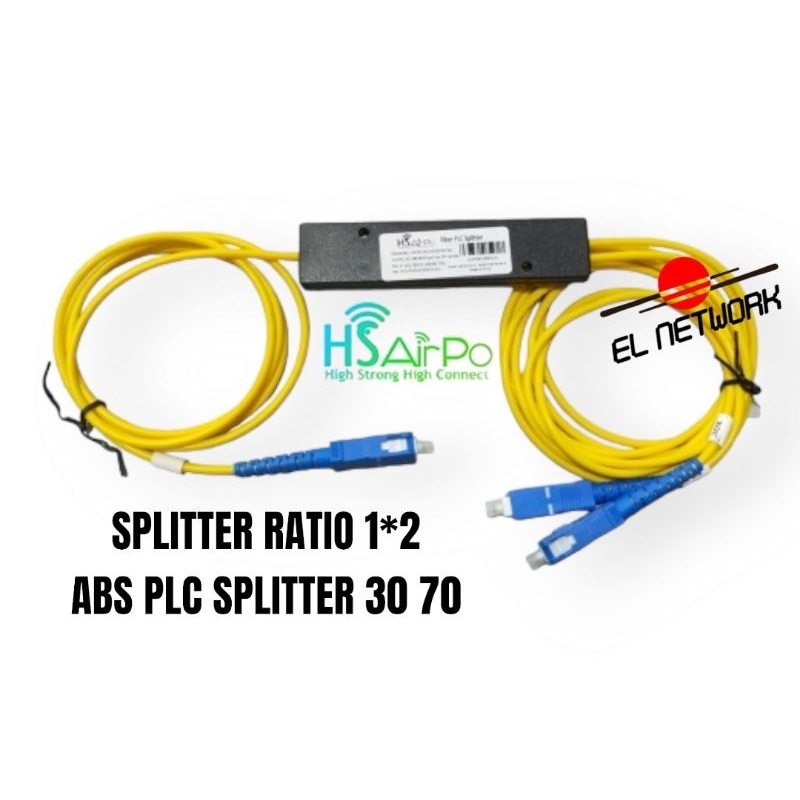 Jual HS AIRPO SPLITTER RATIO 1X2 ABS PLC SPLITTER 30:70 | Shopee Indonesia