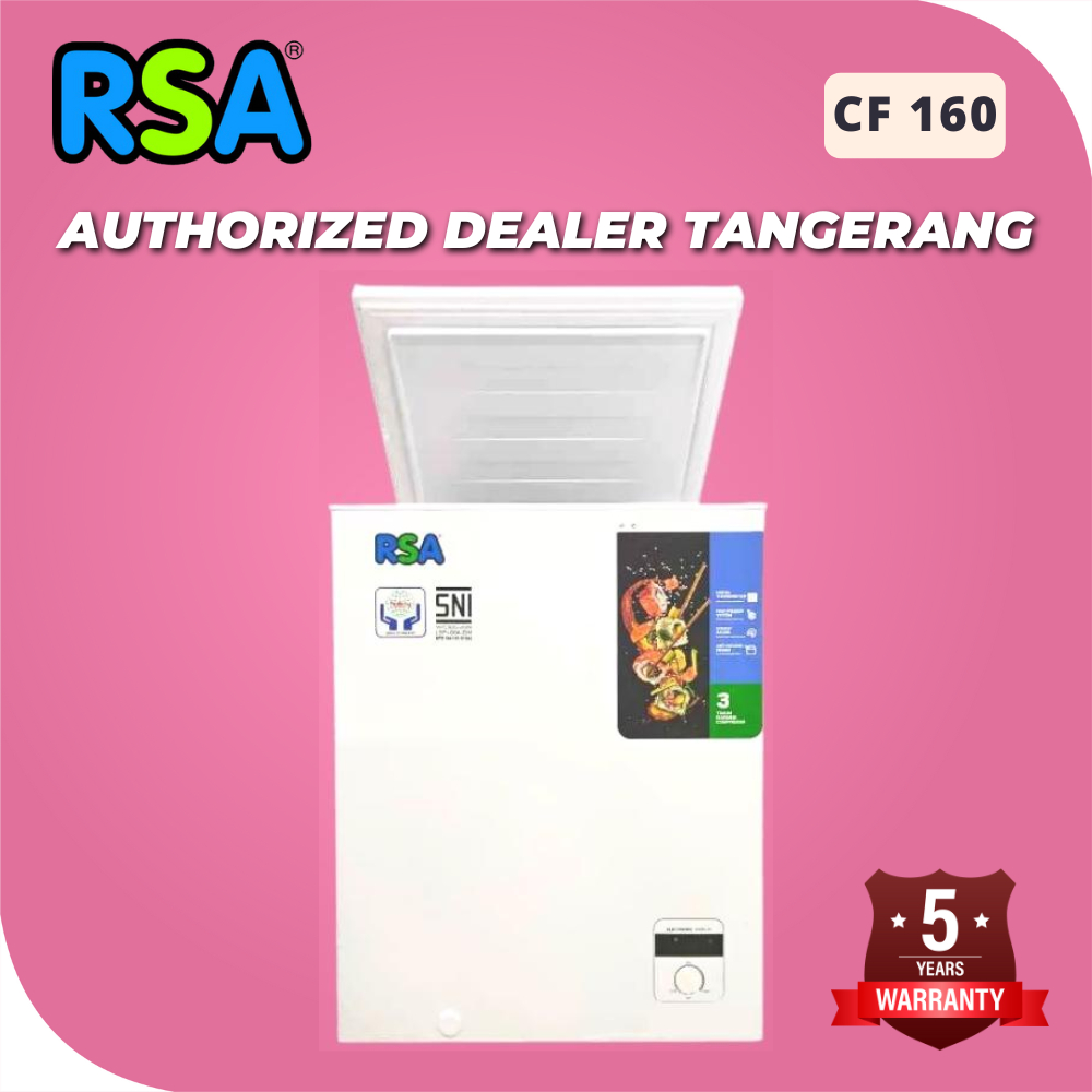 Jual Chest Freezer RSA CF 160 Freezer Box 150 Liter Original | Shopee ...
