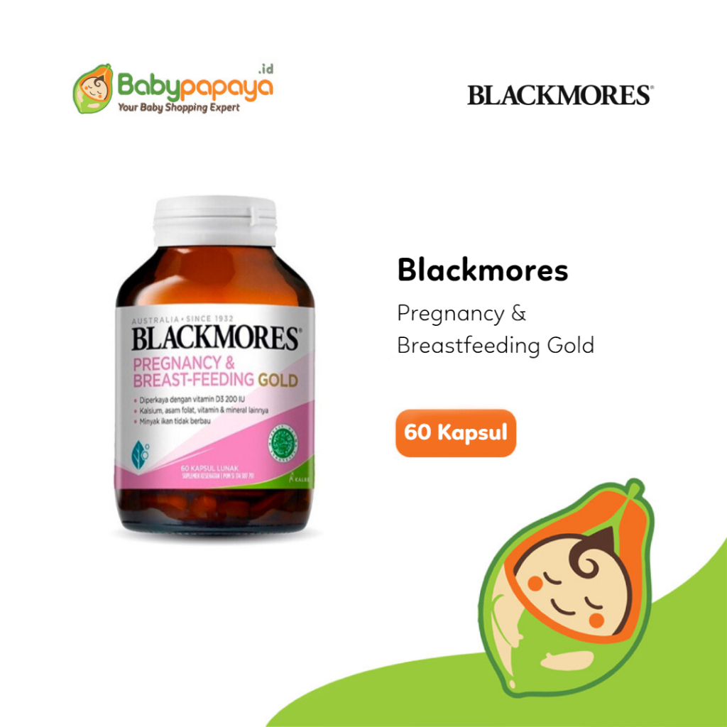 Jual BLACKMORES Pregnancy & Breastfeeding Gold 60 kapsul | Shopee Indonesia