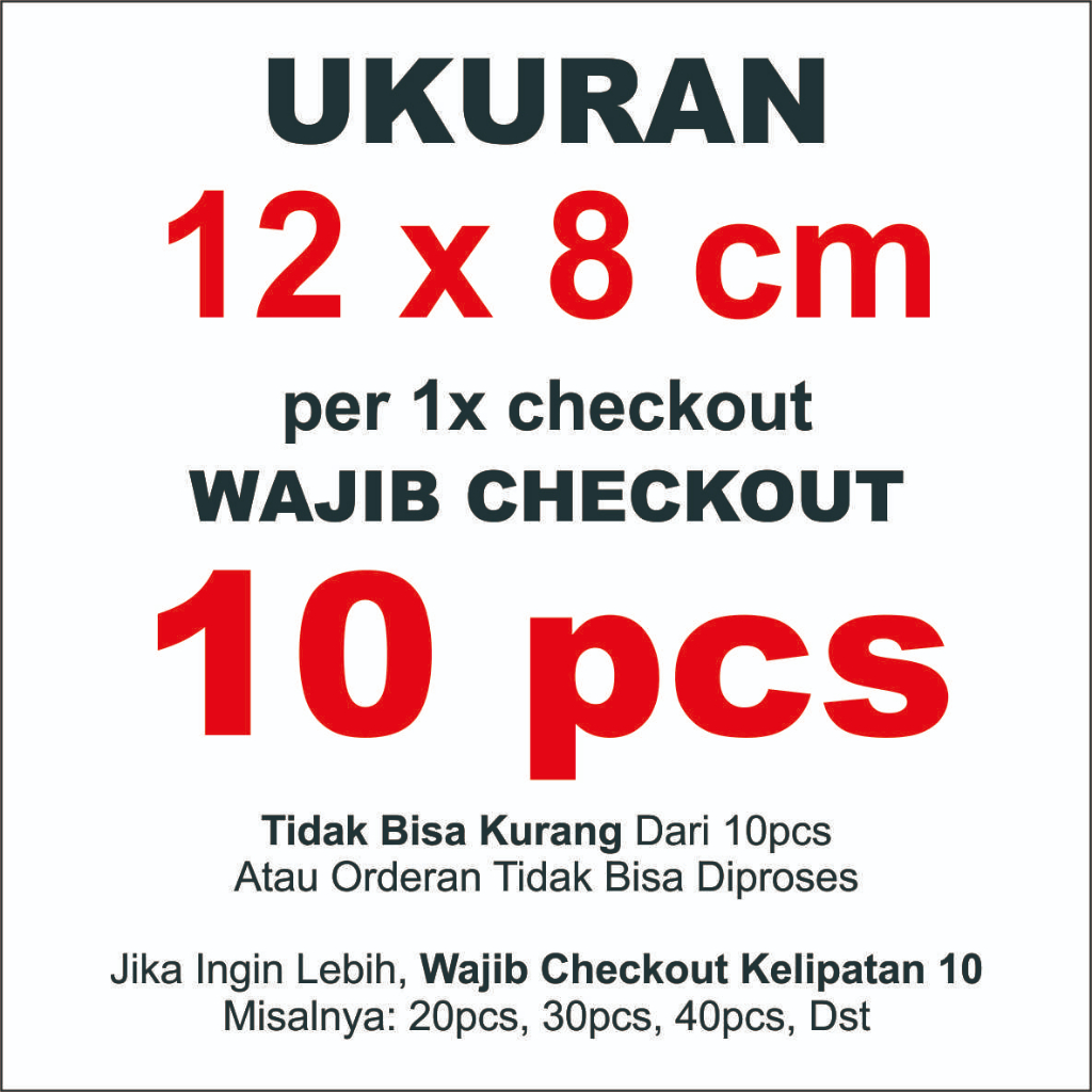 Jual Harga satuan - [MINIMAL ORDER SESUAI UKURAN] - Kartu Ucapan Untuk ...