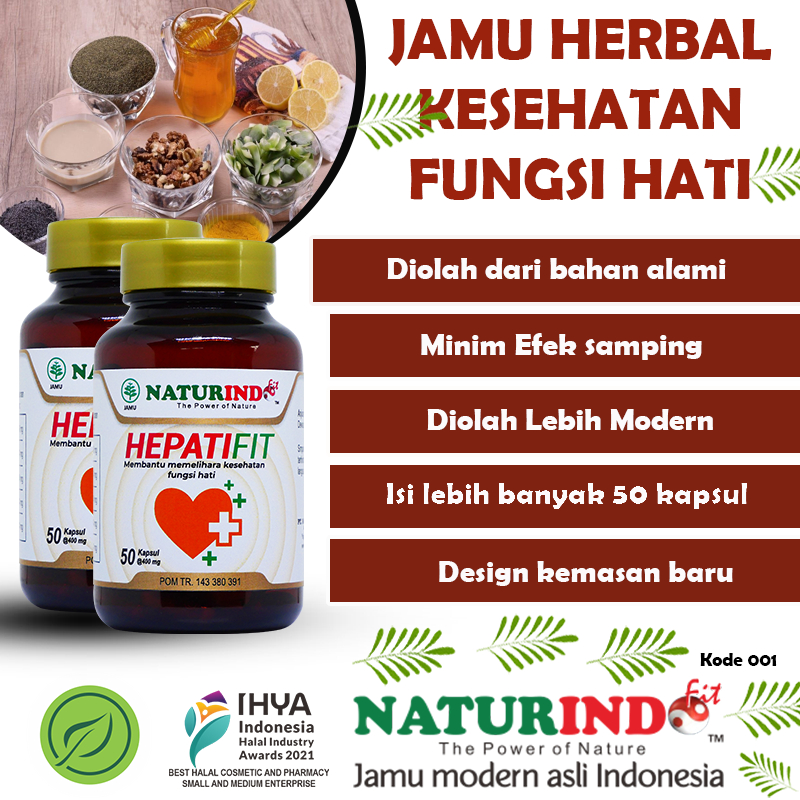 Jual Jamu Hepatifit untuk memperbaiki fungsi hati dan liver isi 50 ...