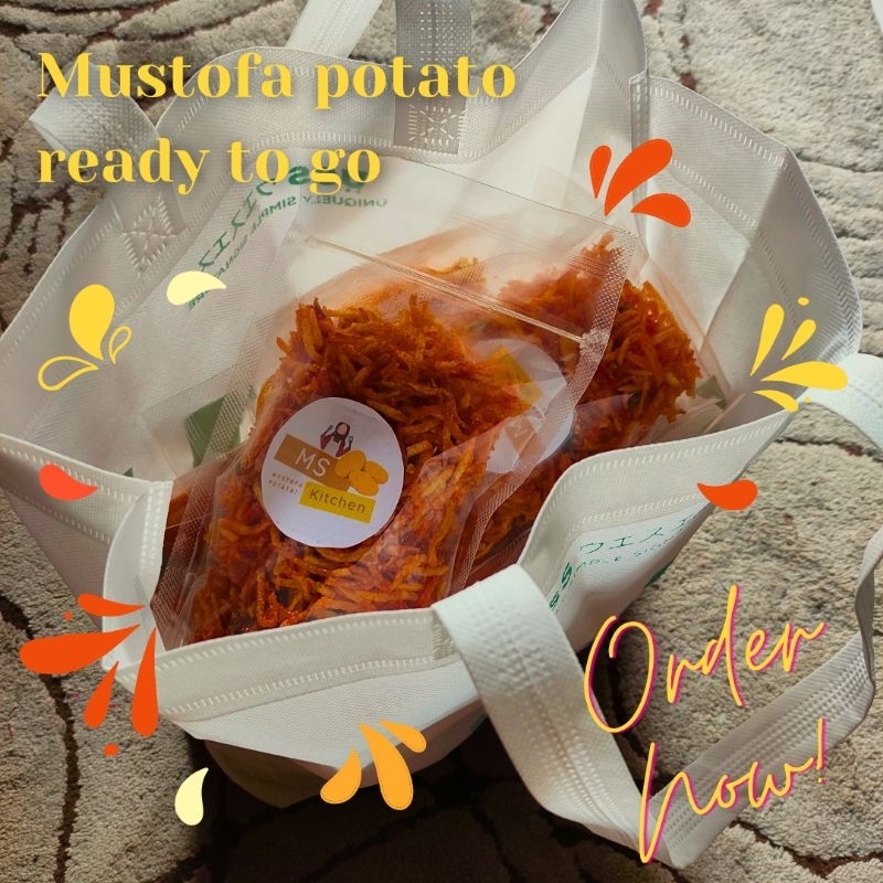 Jual MUSTOFA POTATO HOMEMADE BY MS KITCHEN (Spicy or Non spicy) 500 gr ...