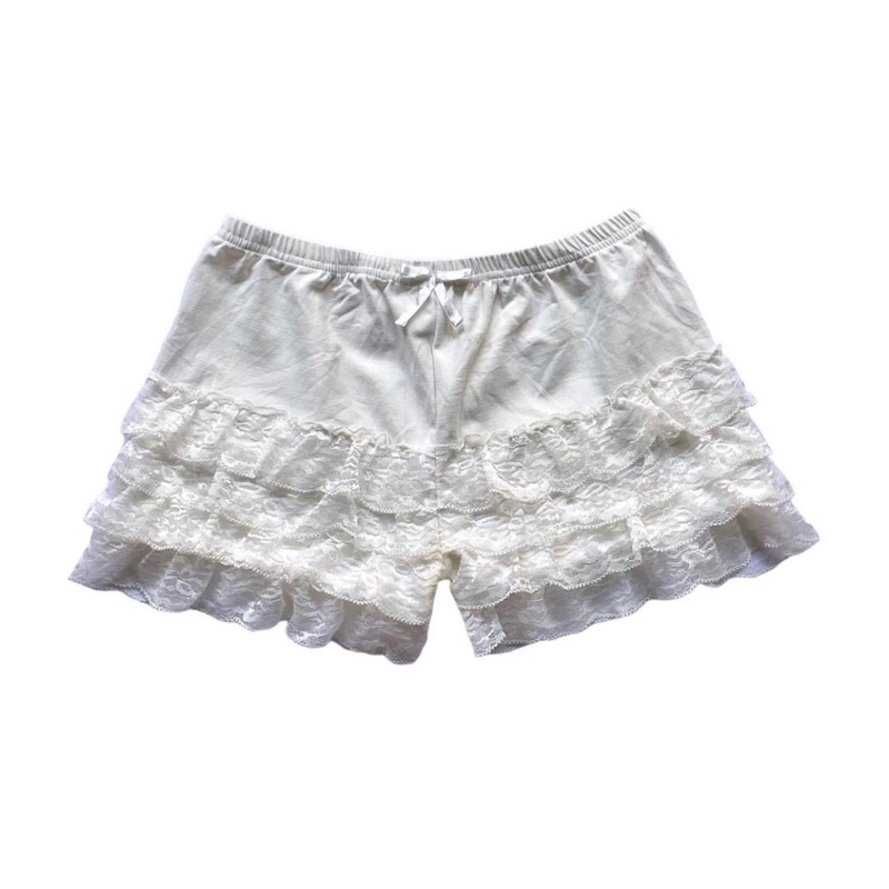 Jual white coquette bloomers | Shopee Indonesia