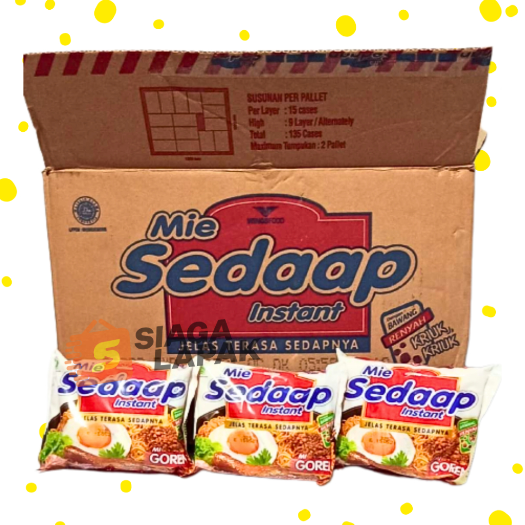 Jual Sedap Goreng 1 DUS KARTON Mie Instan Indomi Mi Sedaap | Shopee ...