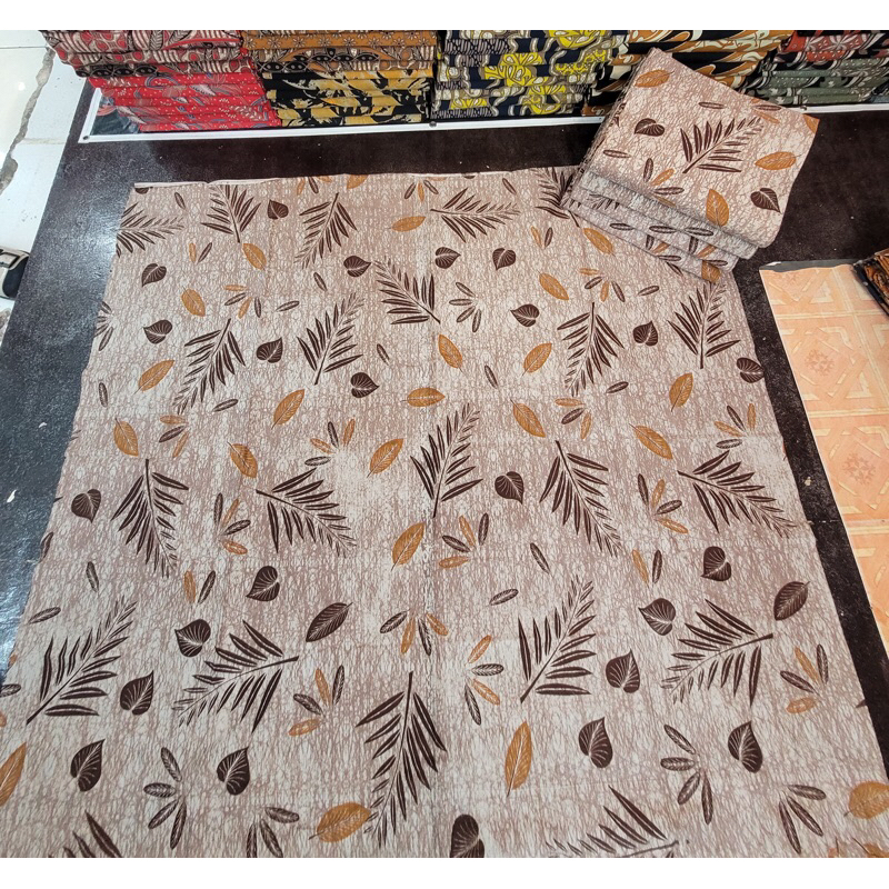 Jual BATIK KATUN POTONGAN MOTIF ECOPRINT DAUN | Shopee Indonesia