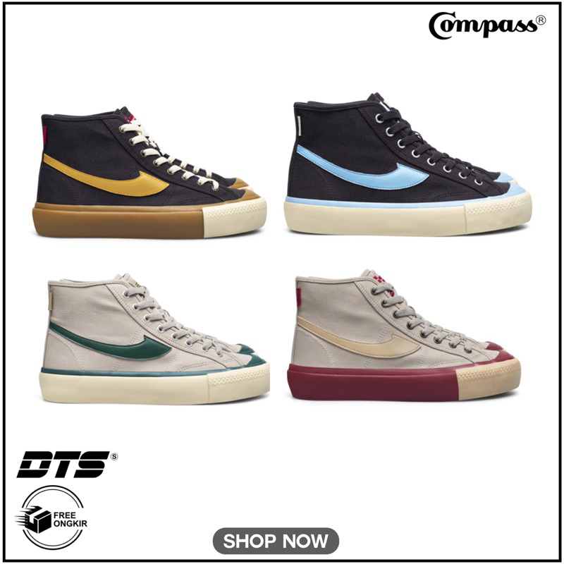 Jual SEPATU COMPASS GAZELLE HIGH SEASONAL COLORS WAFER GREEN/ CARAMEL ...