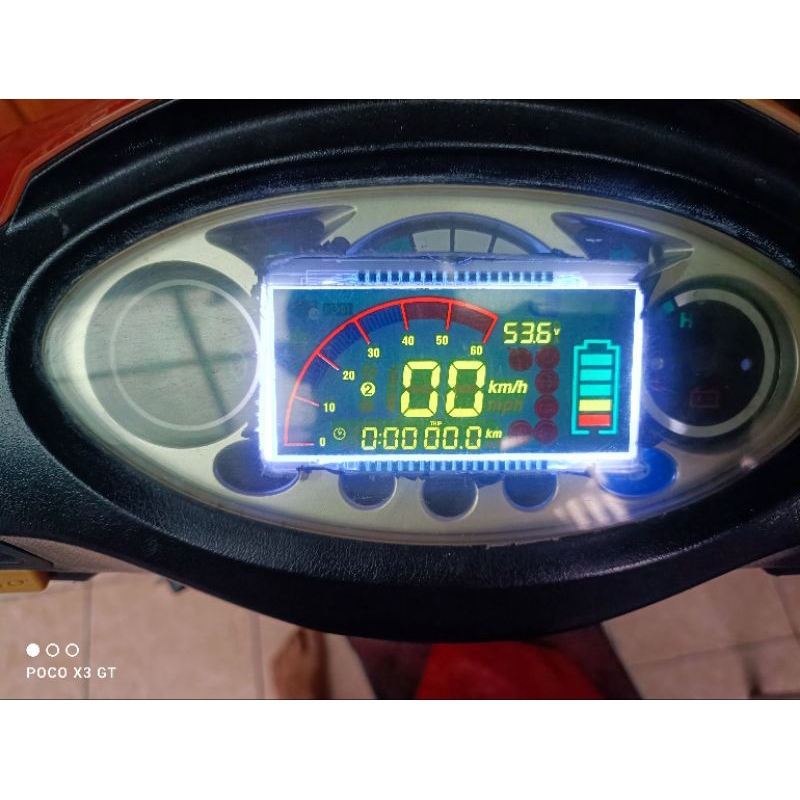 Jual speedometer universal motor listrik atau sepeda listrik 48 - 72v ...