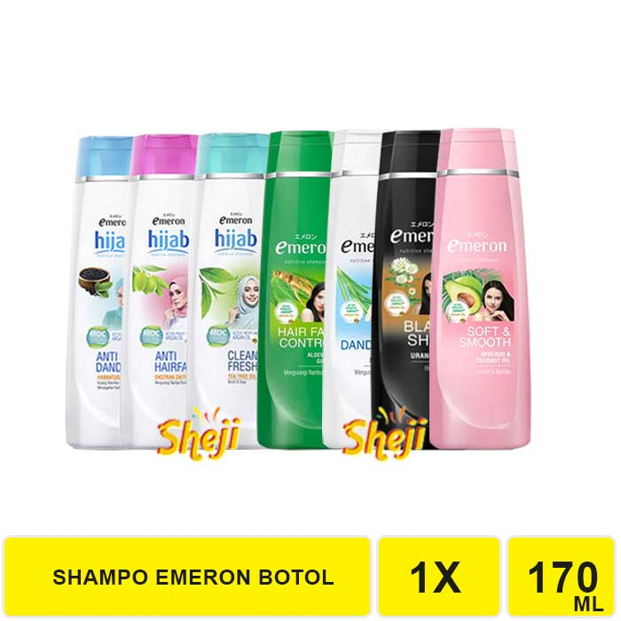 Jual SHAMPO EMERON 170ML BOTOL | Shopee Indonesia