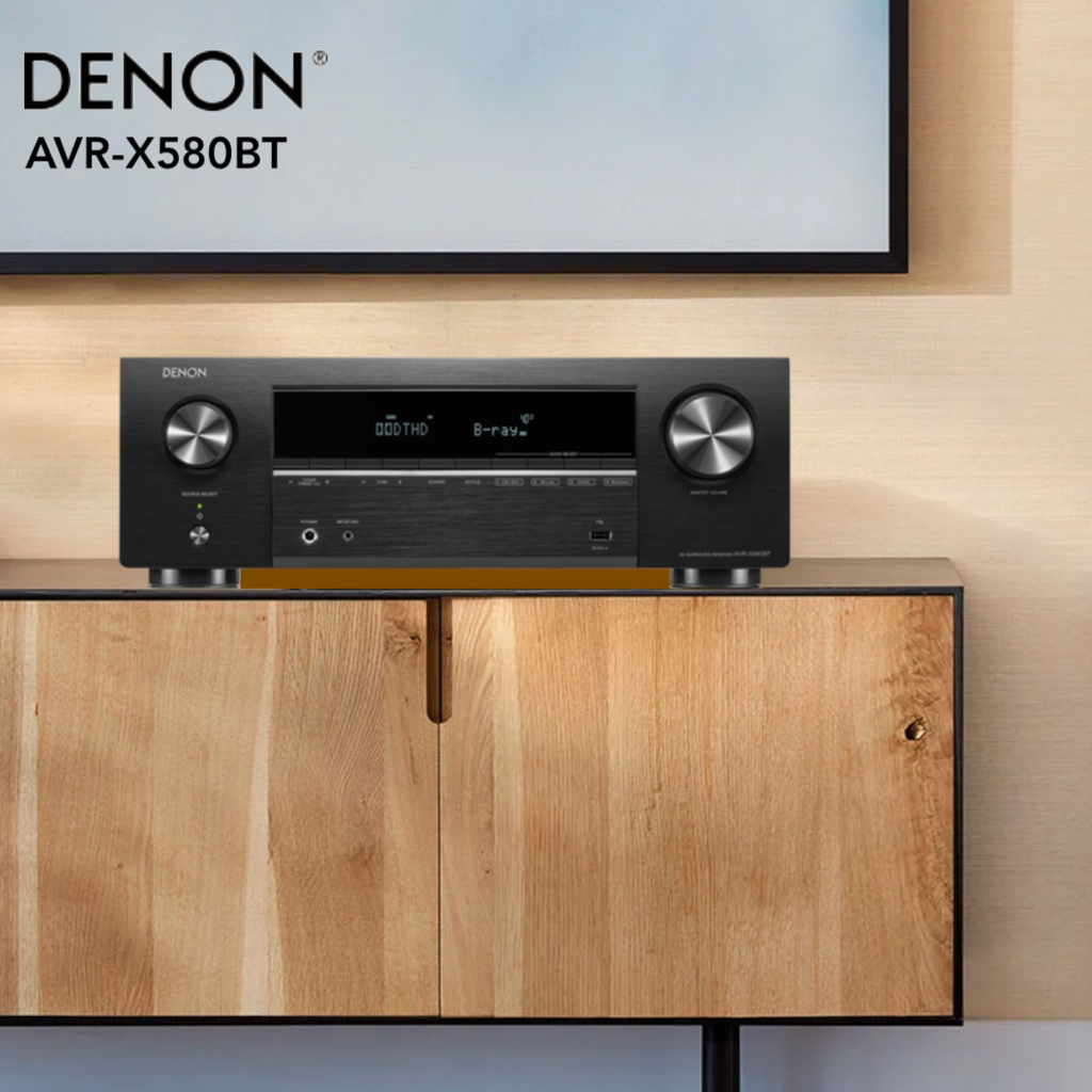 Jual Denon AVRX580bt AVR X580 BT 5.2 channel AV Receiver | Shopee Indonesia