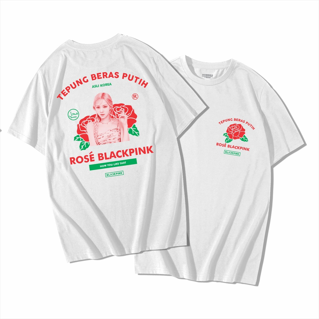 Jual Hobbies Tees T-Shirt Rose Brand Blackpink | Kaos Parodi Plesetan | Shopee Indonesia