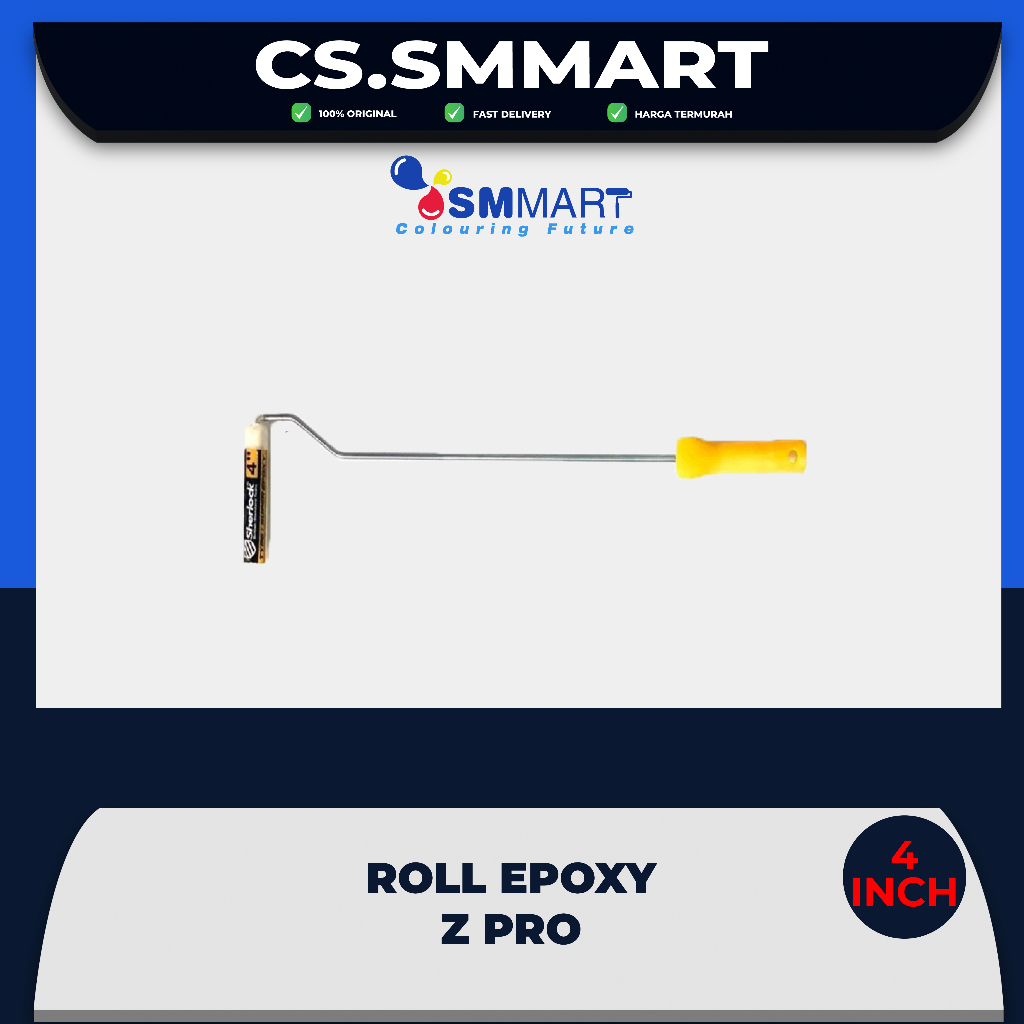 Jual ROLL Z PRO EPOXY 4"/ BULU KUAS CAT ROLL | Shopee Indonesia