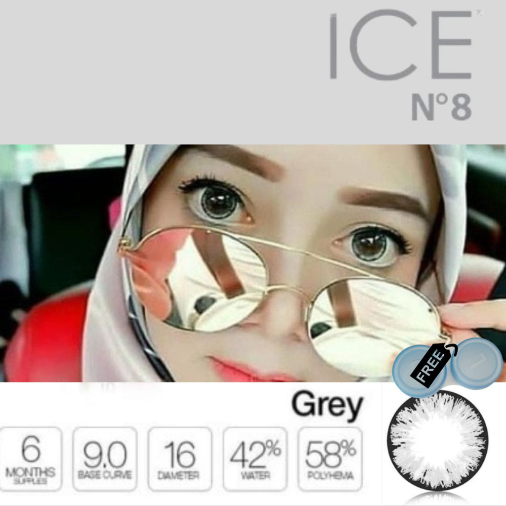 Jual ICE N8 Softlens - Grey | Shopee Indonesia