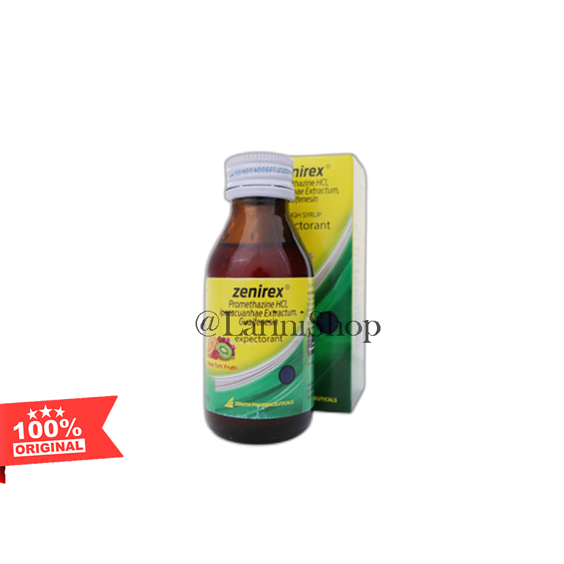 Jual ZENIREX EXPECTORANT SIRUP 60 ML OBAT BATUK DAN BATUK BERDAHAK OLEH ...