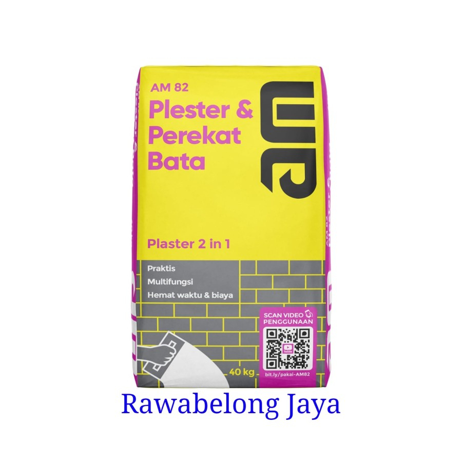 Jual AM 82 SEMEN PLESTER & PEREKAT BATA 40KG | Shopee Indonesia
