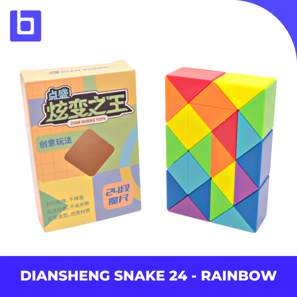 Jual Cube Diansheng Magic Snake Ruler Puzzle 24 36 48 60 72 Original ...