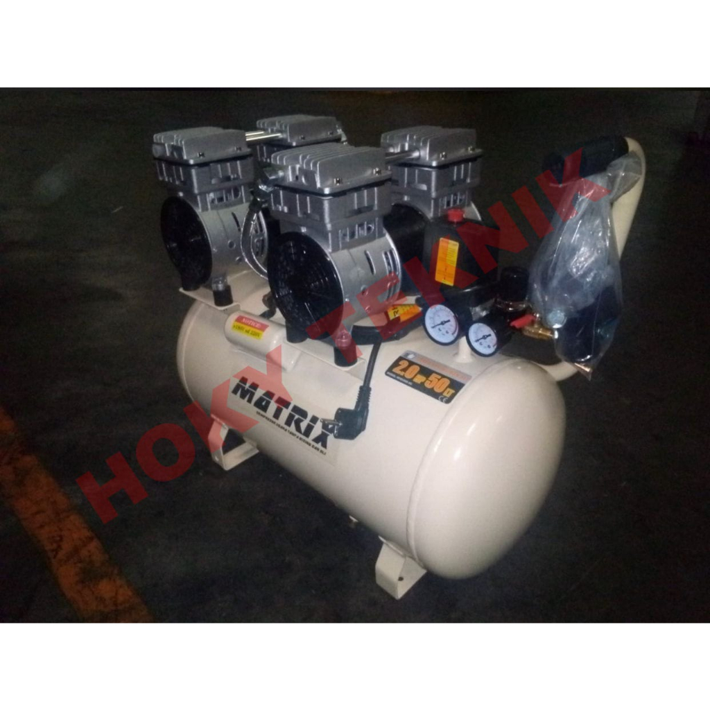 Jual Kompresor Udara 2HP Silent Oilless tanpa Olie Matrix | Shopee ...