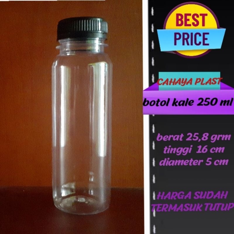 Jual Botol Plastik 250Ml-Botol Kale 250Ml-Botol 250Ml Tebel-[Per 50 30 ...