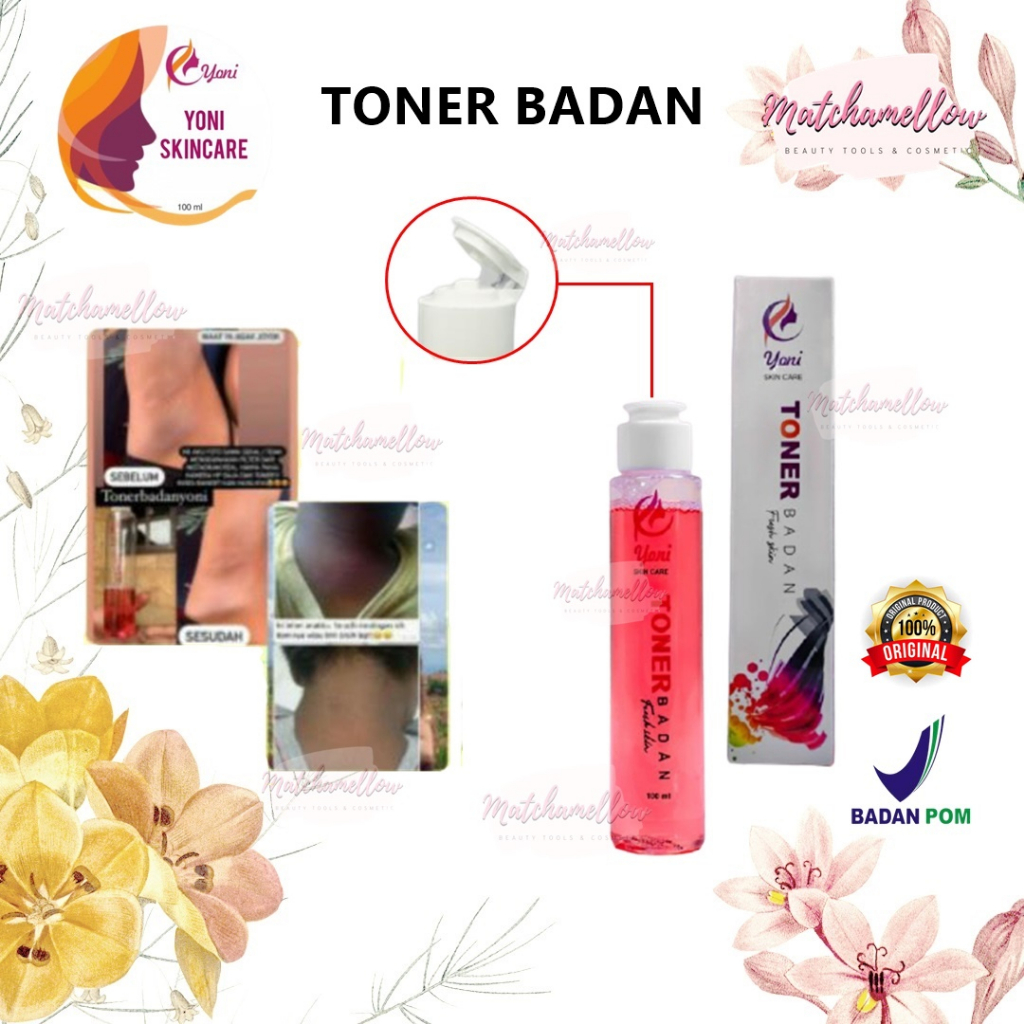 Jual MATCHA TONER BADAN YONISKINCARE / TONER PENGHILANG DAKI BADAN YONI ...