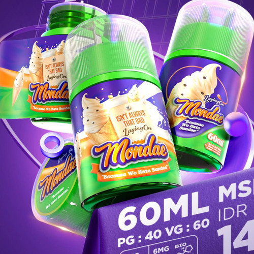 Jual Mondae 60ml 3mg 6mg Liquid Freebase Creamy By : @elfofficial.idn ...