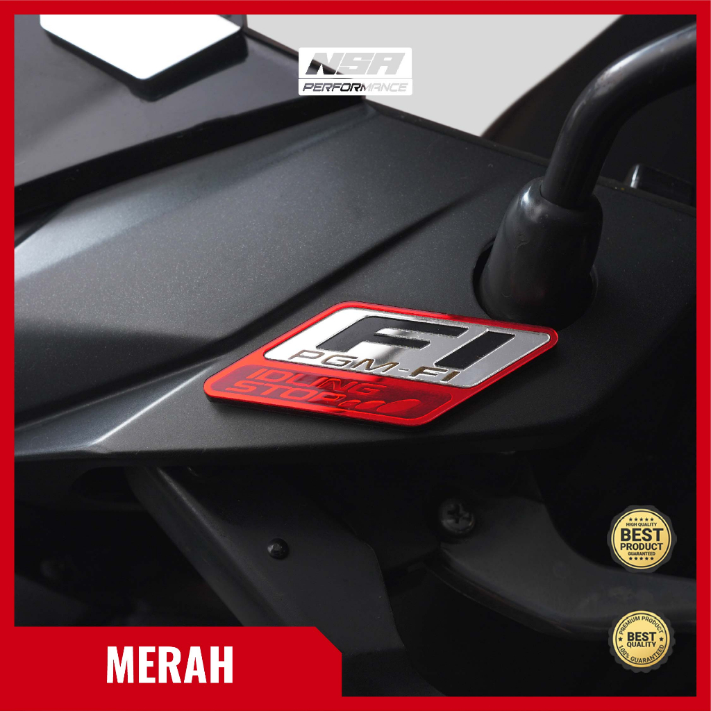 Jual NSA 1PCS EMBLEM FI LOGO PGM FI EMBLEM HONDA LOGO HONDA EMBLEM PGM ...