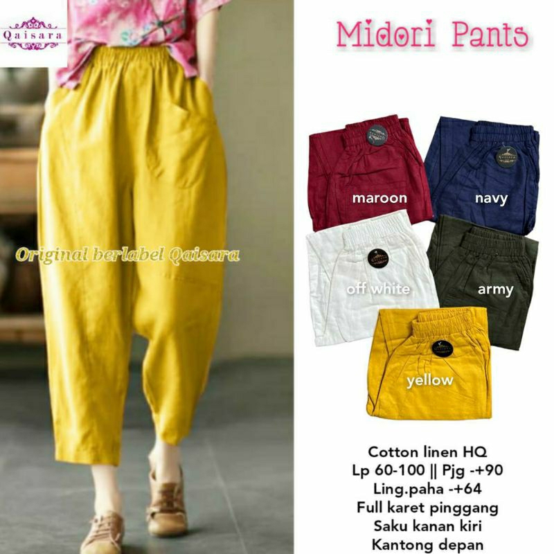 Jual midori pants by QAISARA | Shopee Indonesia